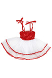 Girls Red Ribbon Costume Dress | Dancewear | Basic Moves™